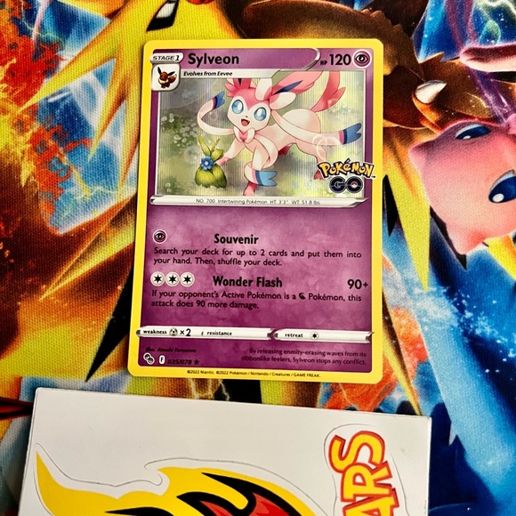 Pokemon | Other | Pokmon Sylveon Go Card Holo | Poshmark